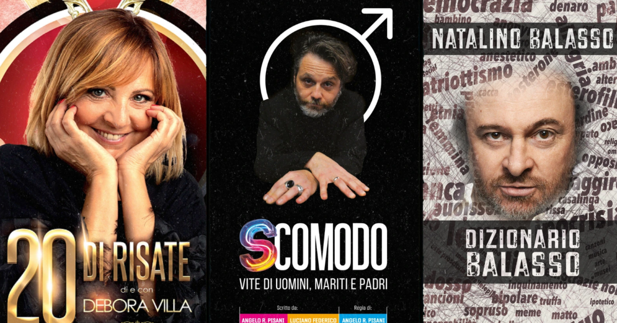 Arte dei Comici – DEBORA VILLA in Venti di risate – CRAL Ateneo Pavia APS